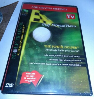 GOLF TRAINER // ADD DRIVING DISTANCE // GOLF FITNESS VIDEO DVD AS SEEN ...