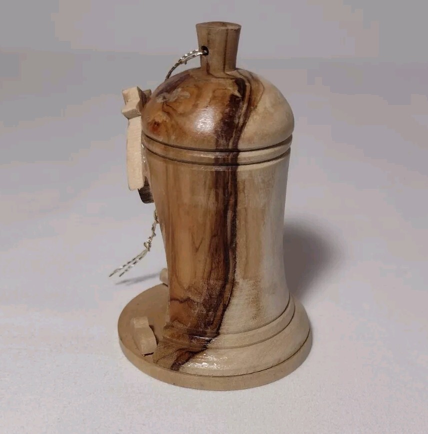 Holy Land Bethlehem Olive Wood Nativity Ornament Christmas Scene 3-1/2 ...