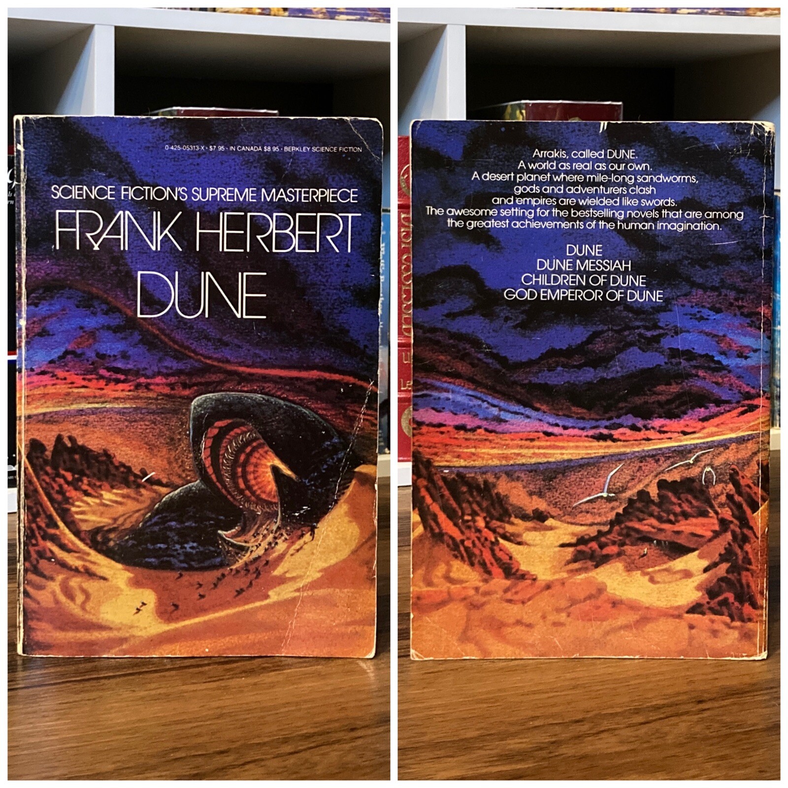 Complete Dune set - Frank Herbert (Berkley tpb edition) Frederic Marvin ...