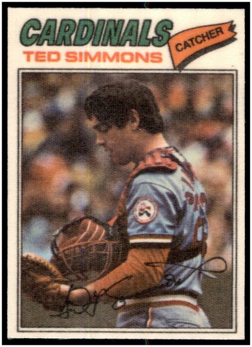 1977 Topps Cloth Stickers #43 Ted Simmons B | eBay