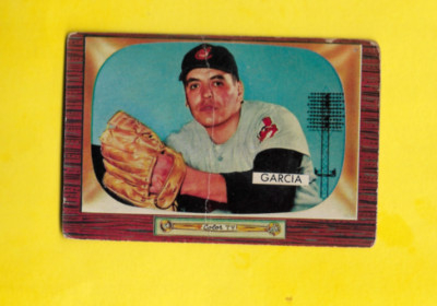 1955 Bowman Mike Garica #128 Cleveland Indians GOOD- FREE SHIPPING | eBay