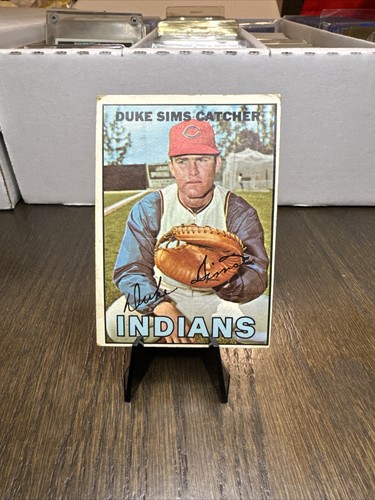 1967 Topps Baseball Duke Sims Cleveland Indians #3 | eBay