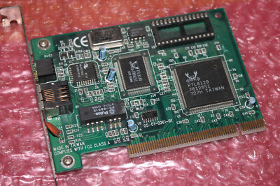 PCI RJ45 10mbit Netzwerkkarte LAN Ethernet Realtek RTL8129 - DOS/Win98 ...
