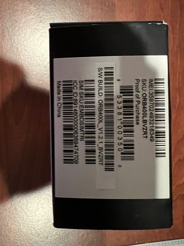 Verizon Orbic Speed RC400L ORB400LBVZRT Mobile Wi-Fi Hotspot 4G LTE ...