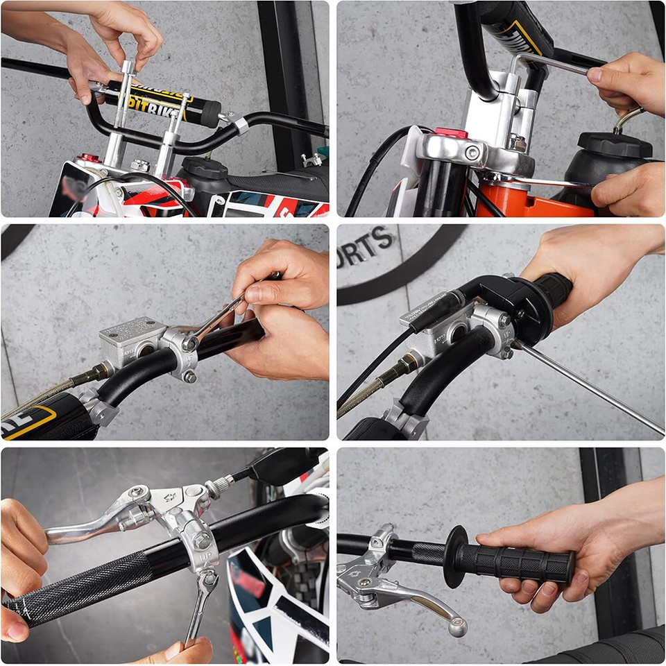 For Triumph Bonneville Speedmaster Motorcycle 1" 25mm Handlebar Tracker ...