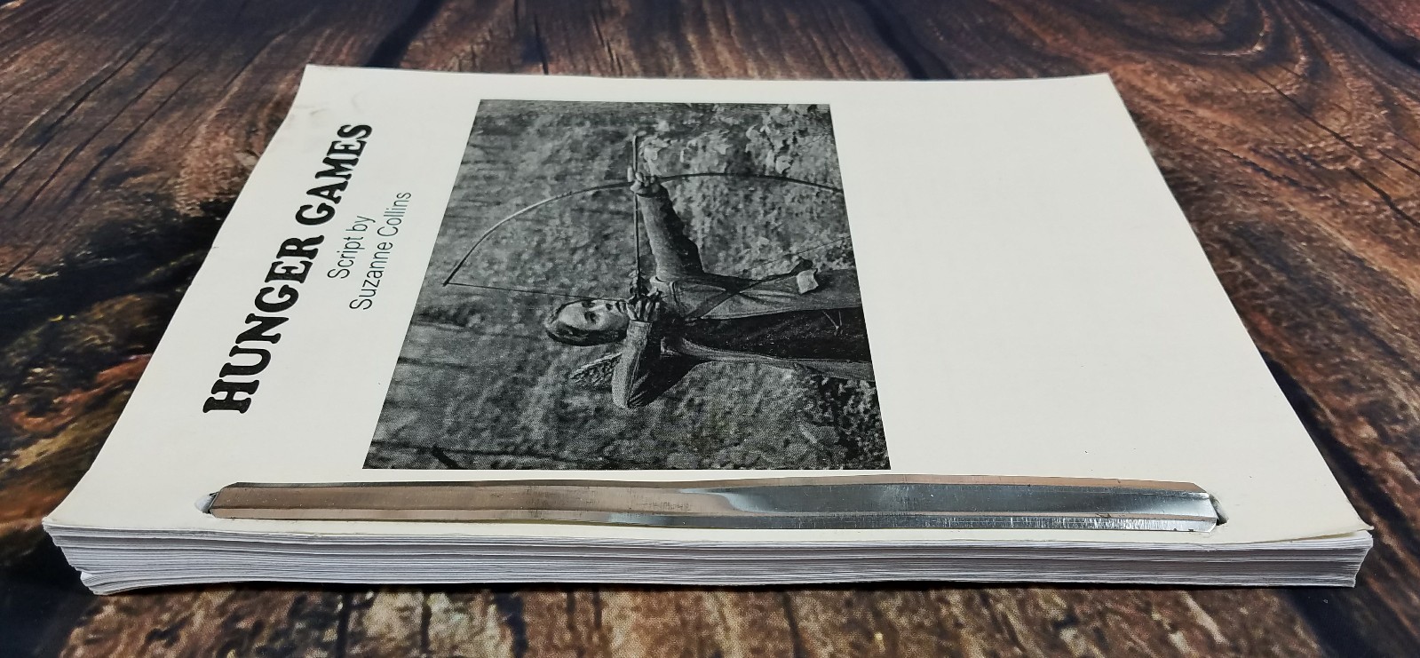 Hunger Games Script By Suzanne Collins Loose Leaf Script Metal Binding ...