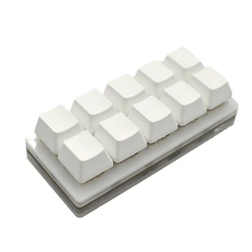 10-Key Programmable Keyboard With Cable Macro keypad For Windows Linux ...