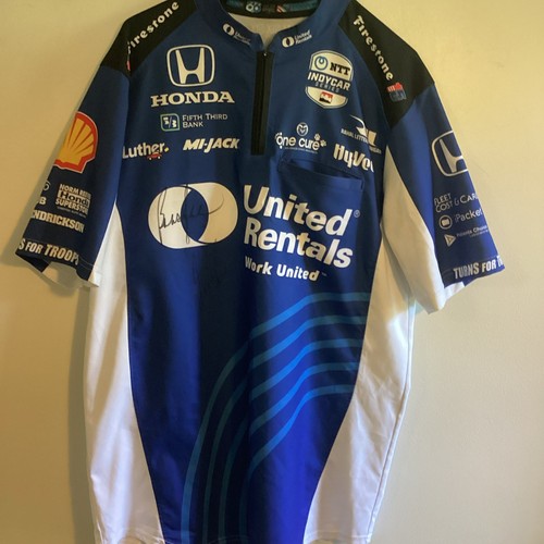 Indycar Shirt Mens Med Pit Crew Jersey Graham Rahal Racing Honda Team ...