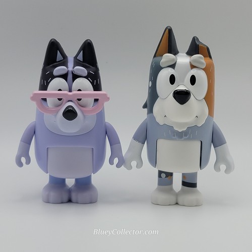 Bluey Figure Nana and Grandpa Bob Bobba Set Chris Heeler Grandparents ...