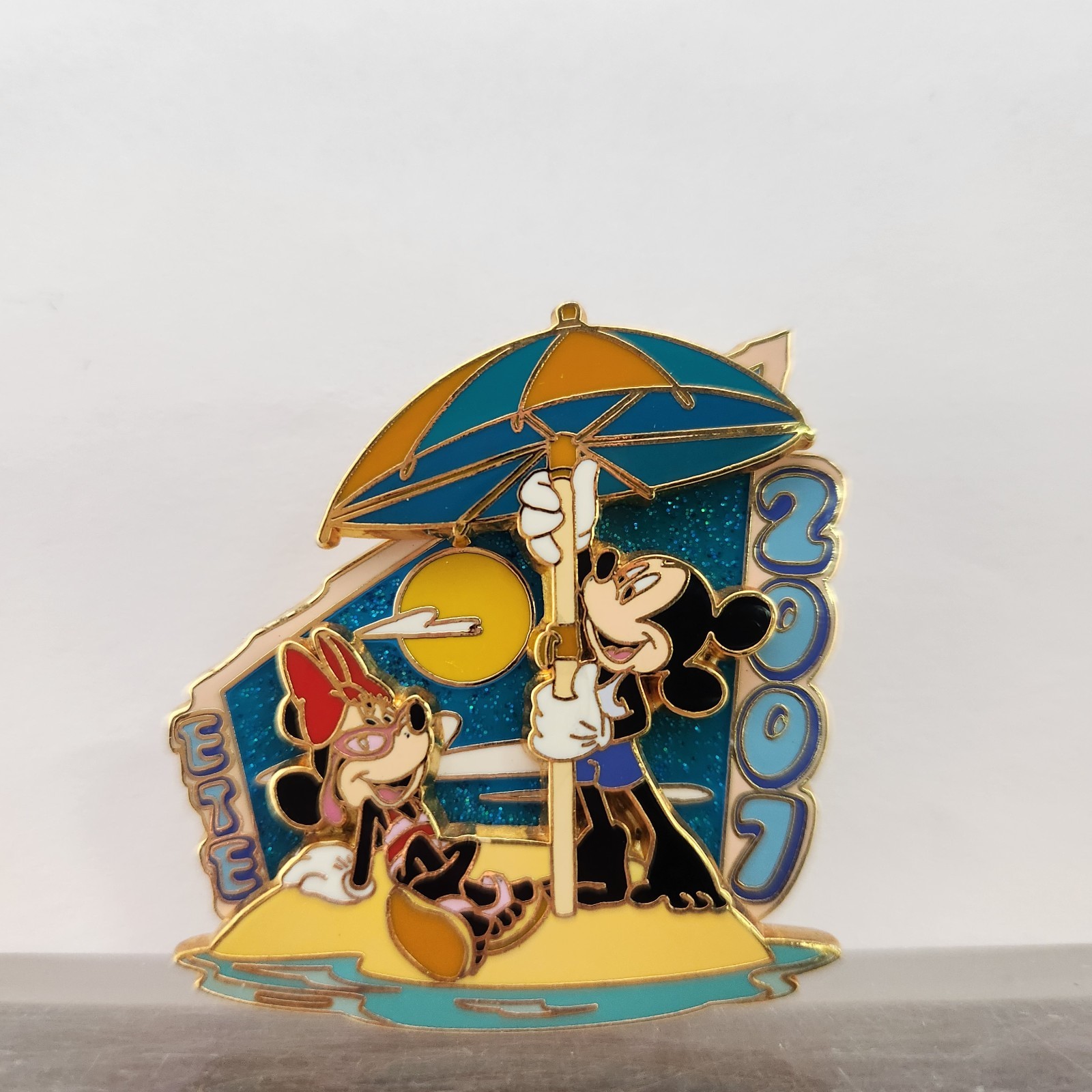 RARE PINS DISNEY DISNEYLAND PARIS : MICKEY & MINNIE MOUSE SUMMER 2007 ...