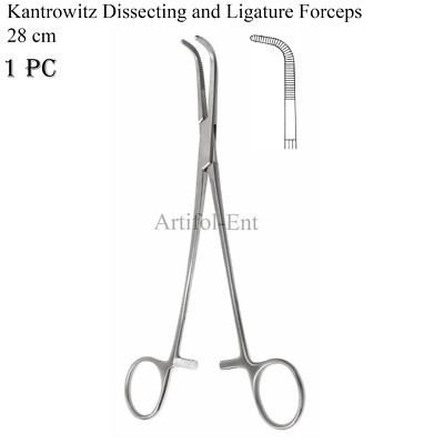 Kantrowitz Dissecting and Ligature Forceps 28cm 11" Thoracic Clamp ...