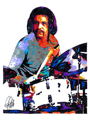Danny Seraphine Chicago Drummer Rock Music Poster Print Wall Art 8.5x11 ...
