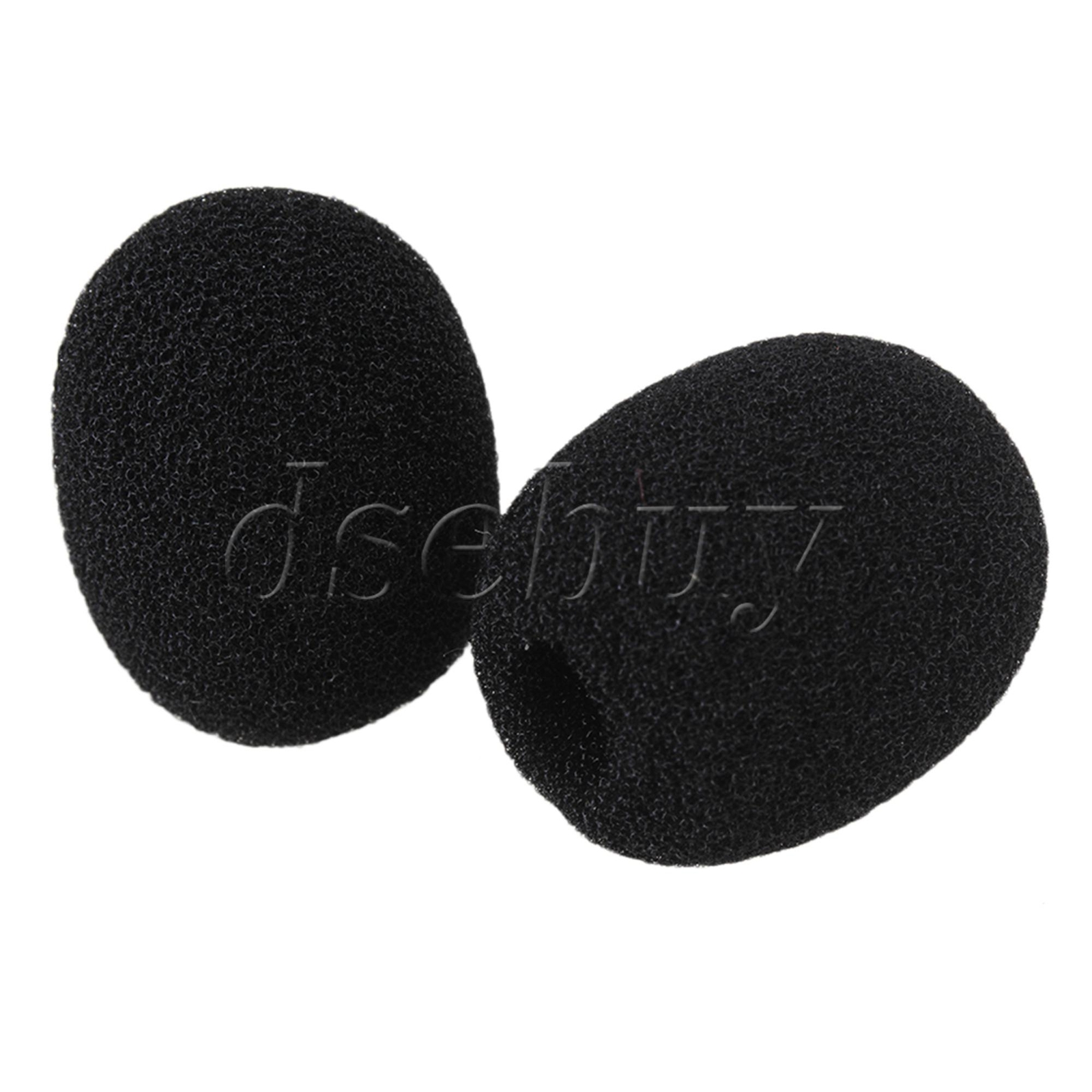 10x EY-M05 Headset Microphone Wind Shield Foam Mic Guard 8mm Dia Black ...