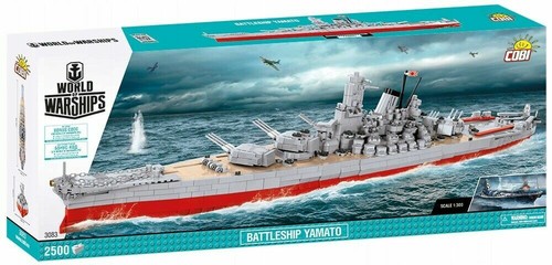 COBI 3083 japan Pancernik Yamato 大和 Word of Warships Mega set RAR NEW ...