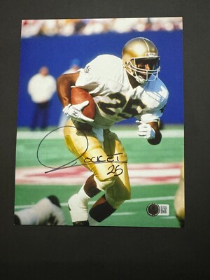 Rocket Ismail signed autographed Notre Dame Irish Raiders 8x10 photo ...