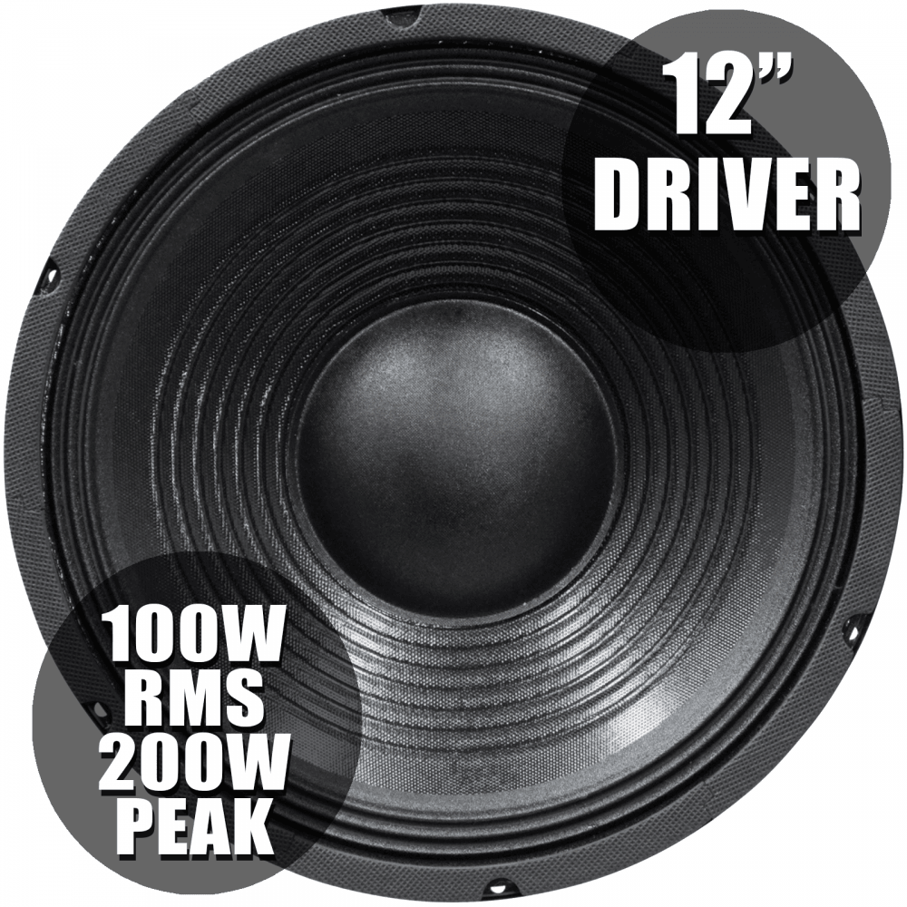 Single 12" Driver Replacement 12 inch Speaker Cabinet Woofer Driver ...