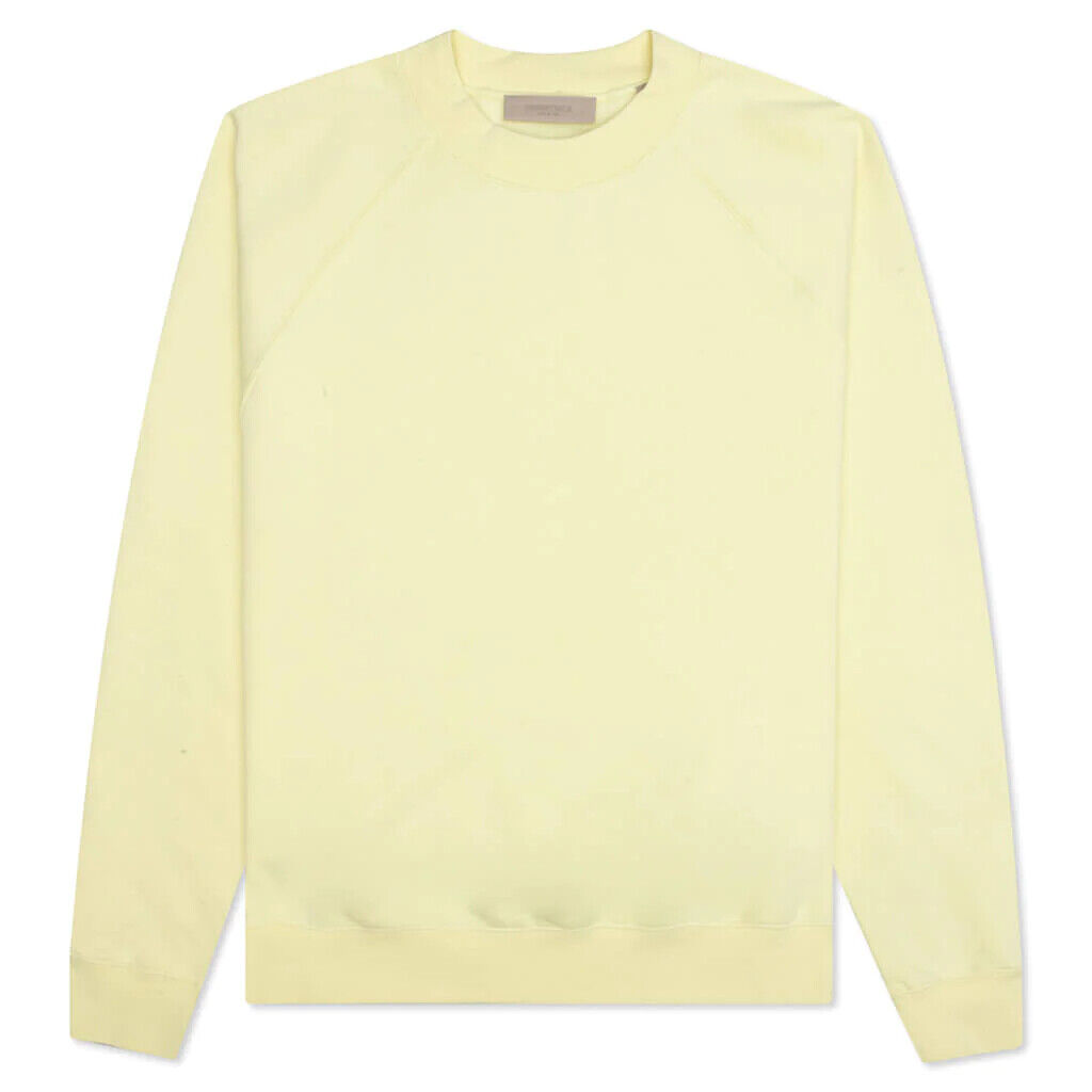 Fear Of God Essentials Crewneck Canary (192SU222046F) Men's Fear Of God Essentials Crewneck Canary (192SU222046F) Men's