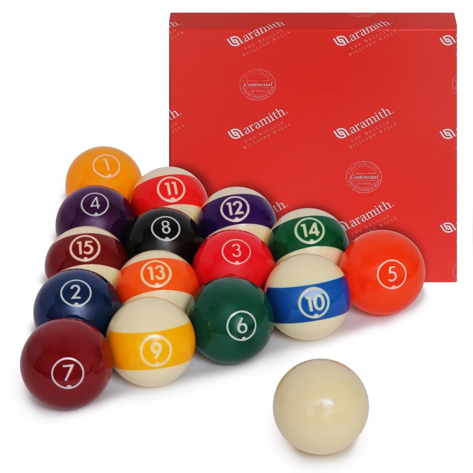 Aramith Continental Billiard Pool Ball set 2 1/4" | eBay