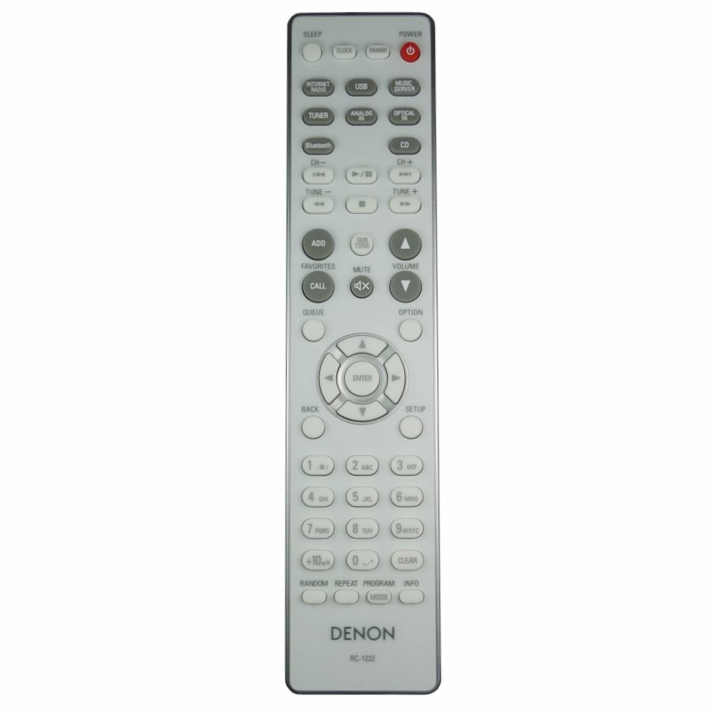 Genuine Denon RC-1222 White HiFi Remote Control for sale online | eBay