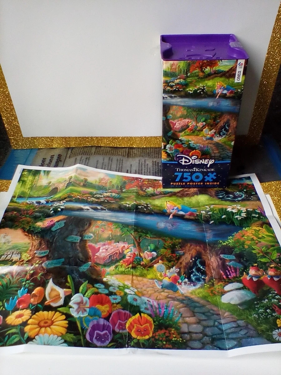 Thomas Kinkade Disney Alice In Wonderland