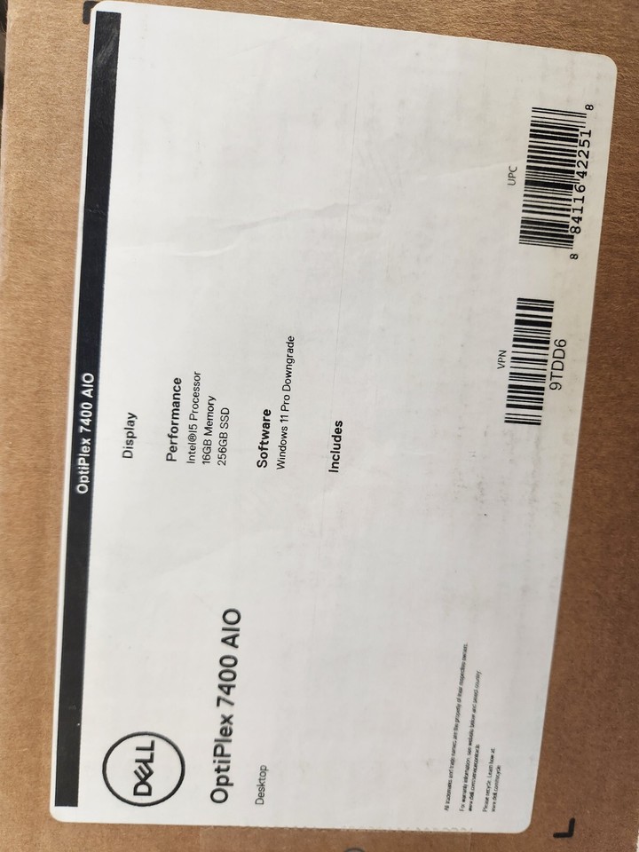 Dell OptiPlex 7400 23.8'' (256GB SSD Intel Core i5-12500 3GHz 16GB RAM ...