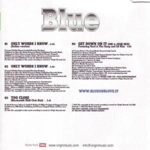 Blue Only Words I Know (CD) (UK IMPORT) | eBay