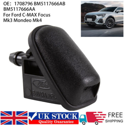 2X For Ford C-Max Mondeo Mk4 Focus Mk3 Front Windscreen Washer Jet ...