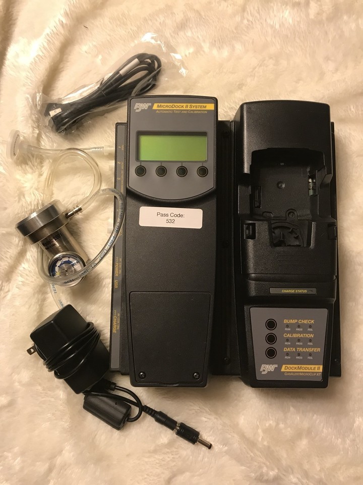 BW Technologies Microclip XT XL X3 BW Microdock II Dock Gas Detector ...