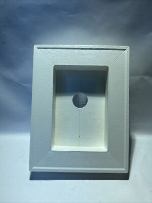 White Hose Bib Split Recess J-Block Mounting Block MBLOCKR EX Vinyl ...