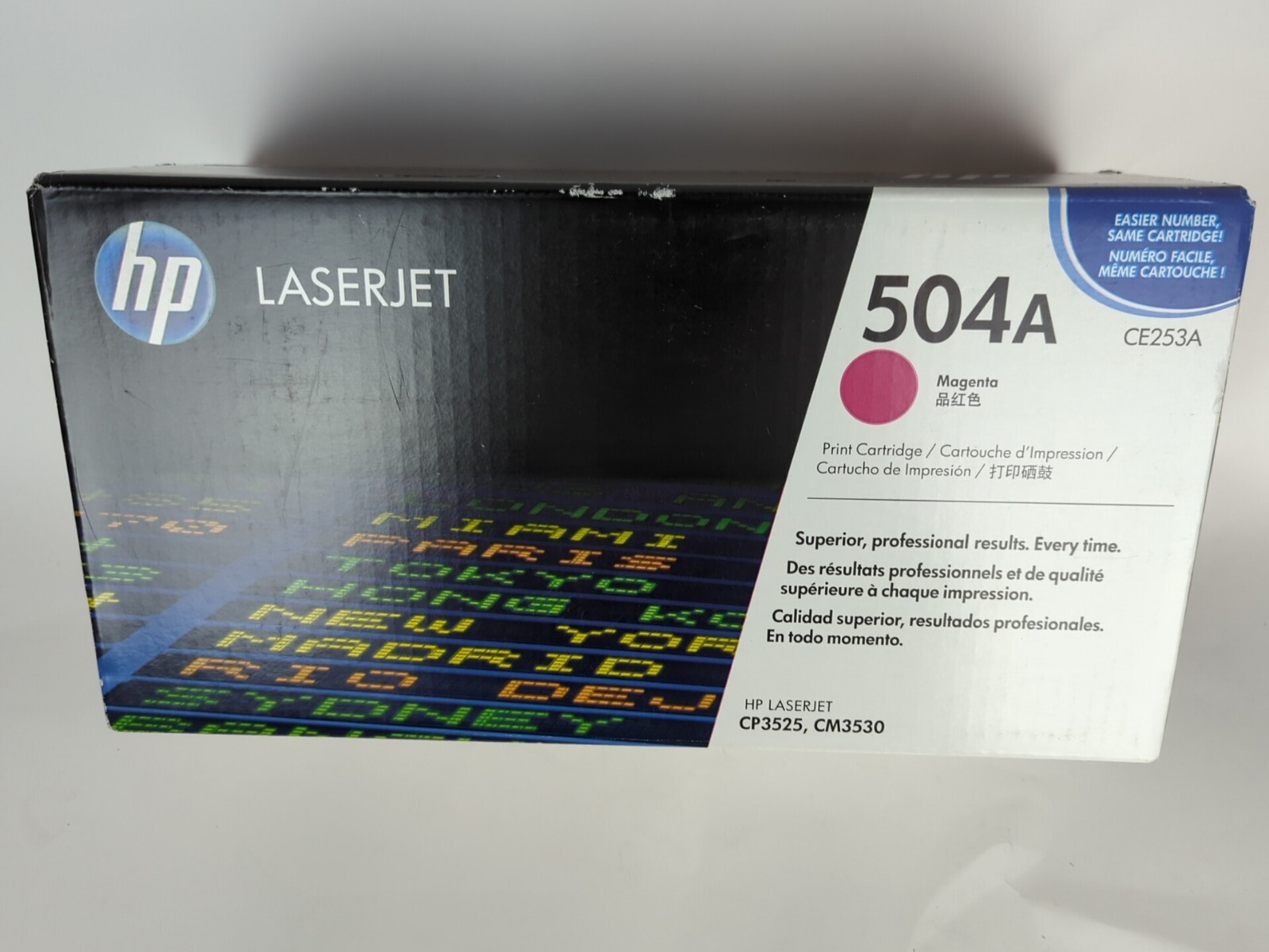 New HP 504A Megenta LaserJet Toner Cartridge (CE253A) | eBay