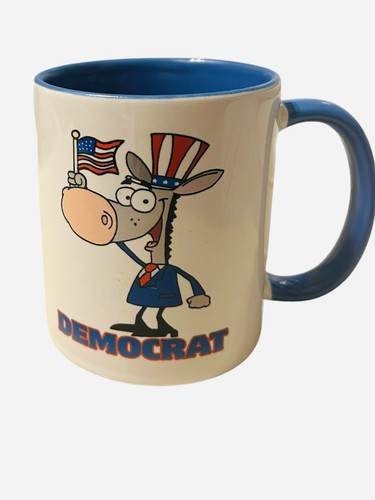 NWOT Democrat Mug Coffee Tea Political President Biden Donkey Cartoon ...