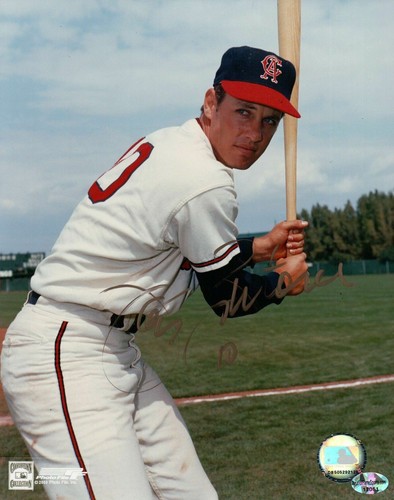 Jay Johnstone Signed 8X10 Photo Autograph Angels Posing with Bat Gold ...