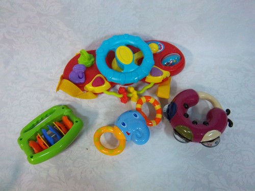 Play N' Go Attachable 12" Baby Toy Rattles 6" | eBay