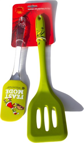 Dr. Seuss The Grinch Kitchen Tool Set Flipping & Scraping Spatula ...