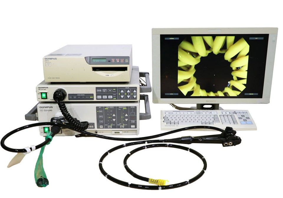 Olympus CV-140 Video Colonoscope Kit | eBay