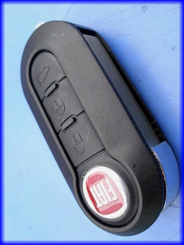 NEW 3 BUTTON FLIP REMOTE KEY FOB for FIAT 500 PUNTO EVO ABARTH 500 ...