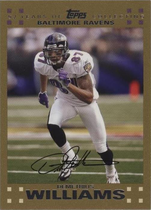 2007 Topps - Demetrius Williams #121 Gold /52 for sale online | eBay