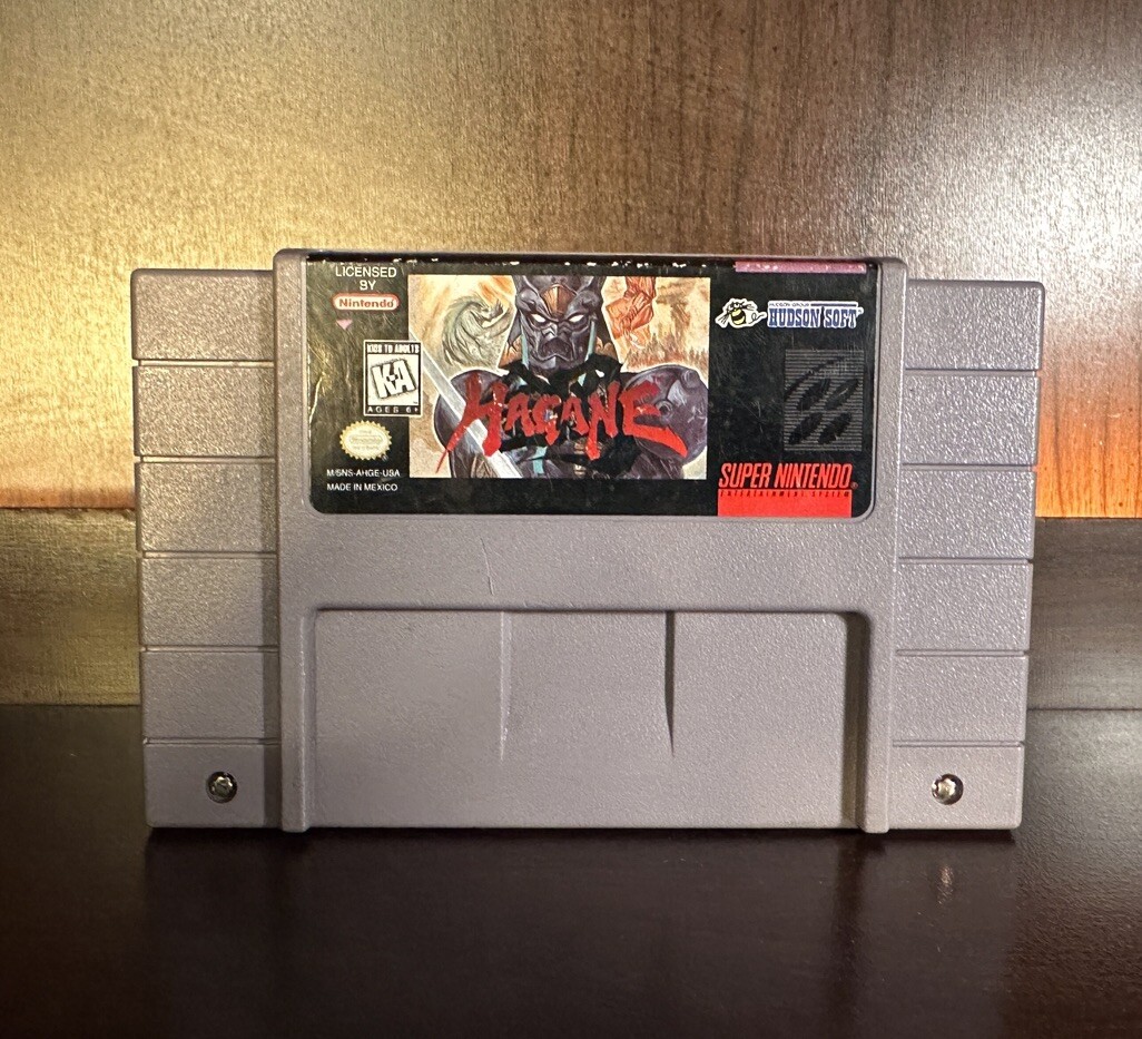 Hagane: The Final Conflict SNES Super Nintendo Cart Only W/ Blockbuster ...