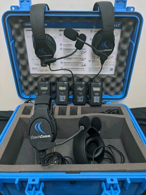 CoachComm Cobalt 4 Coach Headset System for Football Coaches | eBay