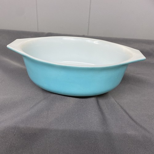 Vintage Pyrex 043 ️ 1 1/2 Quart Casserole NO Lid Robin’s Egg Blue | eBay