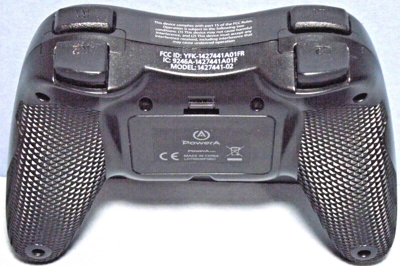 POWERA PS WIRELESS CONTROLLER WORKING EUC MODEL 1427441-02 EUC NO ...