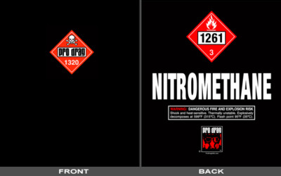 Pro Drag USA Authentic NITROMETHANE (132LS) Black LongSleeve T-Shirt ...