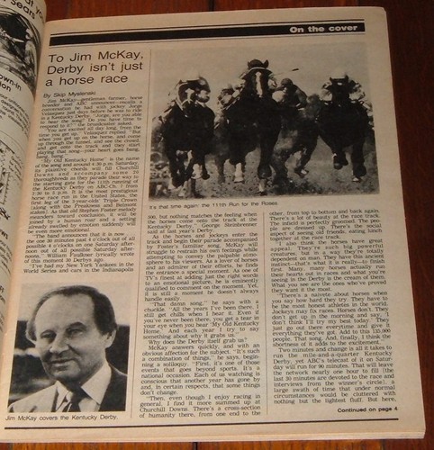 1985 CHICAGO TV WEEK GUIDE~OPRAH WINFREY~STEVE MCQUEEN~FLOYD KALBER~TIM ...