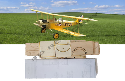 Curtiss JN4D JENNY Biplane 66" WS RC Airplane Laser Cut Balsa Short Kit ...