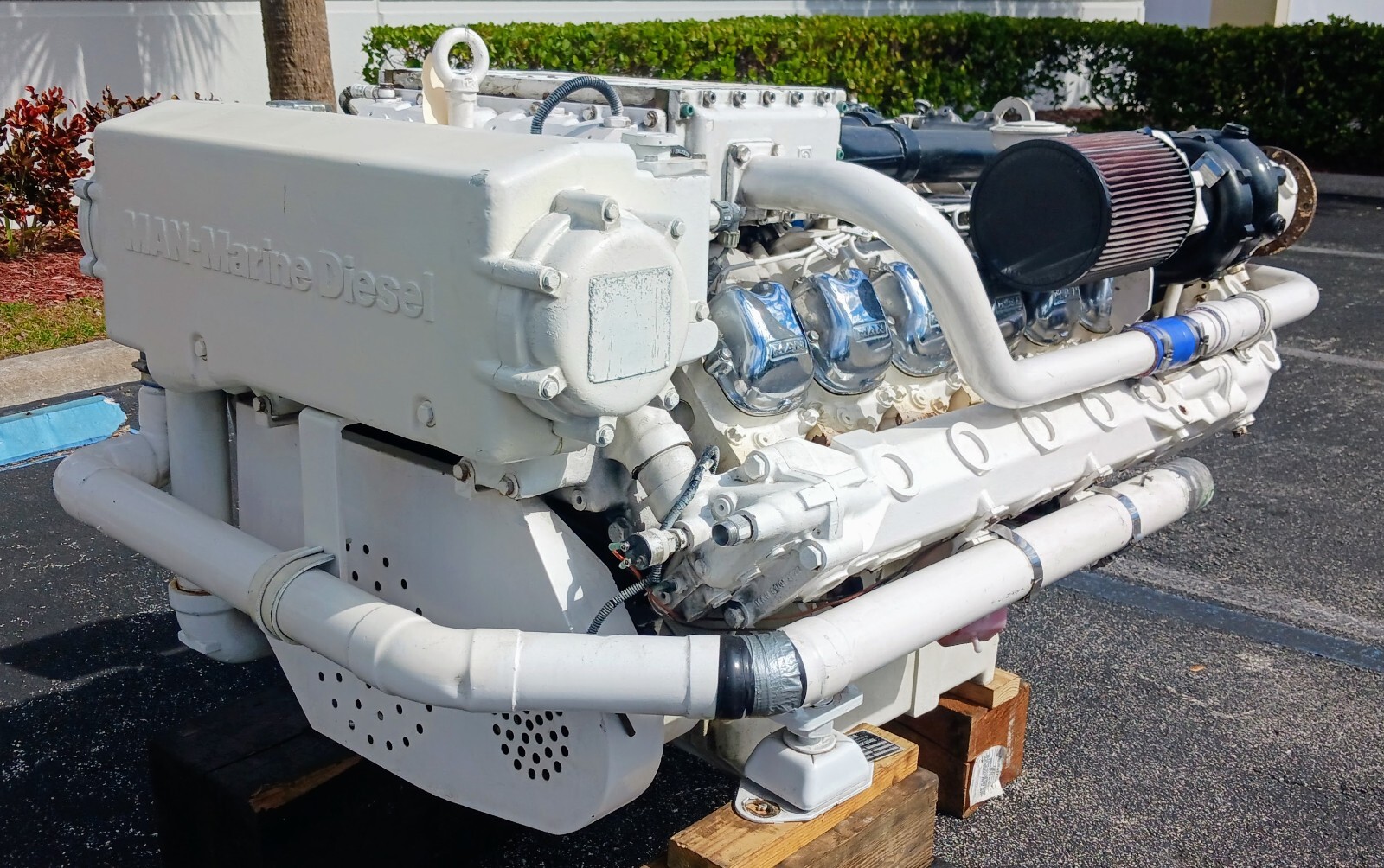 MAN D2842 LE406, Marine Diesel Engine, V12, 1200 HP @ 2300 RPM | eBay