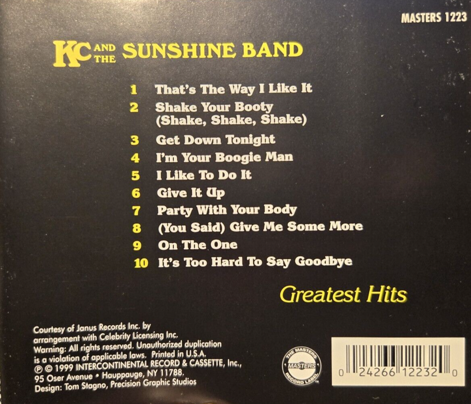 KC & The Sunshine Band : Greatest Hits - Audio CD | eBay