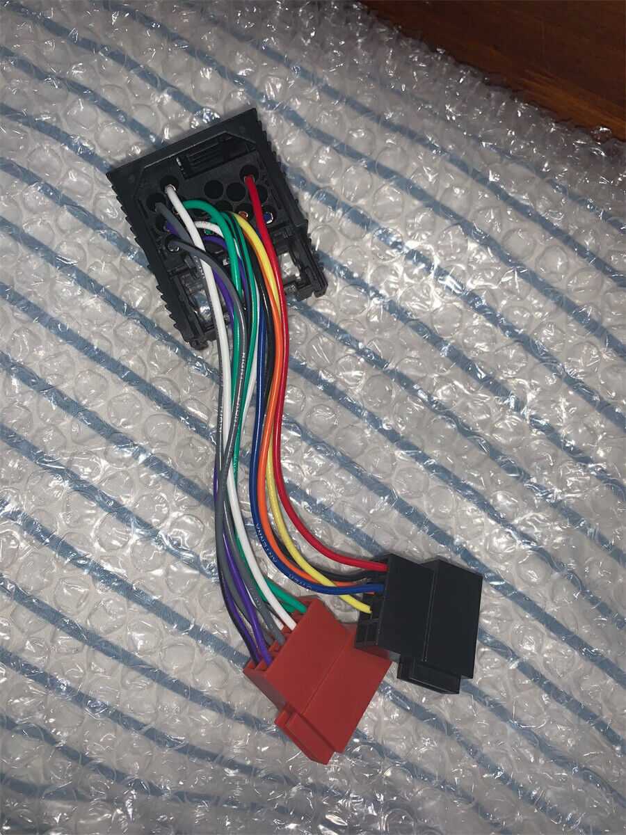 1x Car Stereo Radio ISO Wire Harness Adapter Connector Cable For BMW ...