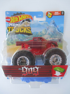 HOT WHEELS MONSTER TRUCKS - NEW! 2021 PAINT CRUSH *The gog* red stripes ...