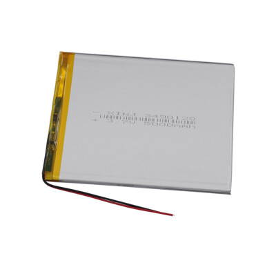 3.7V 5000mAh 18.5Wh Rechargeable Li Lipo Battery 3490120 For GPS LED ...