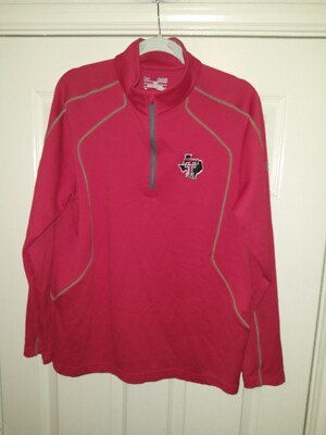 Under Armour Texas Tech Red Raiders Quarter Zip Pullover Men's sz ...